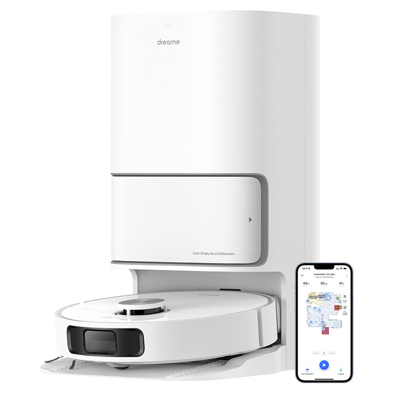 L10 Ultra Robot Vacuum and Mop with Mop Cleaning and Drying, Self-Empt ...